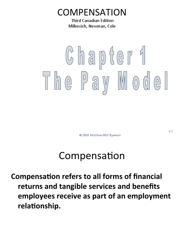 Compensation: Third Canadian Edition Milkovich, Newman, Cole | PDF ...