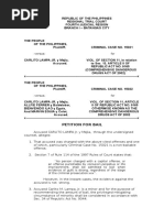 Motion To Suspend Arraignment Sample | PDF | Arraignment | Prosecutor