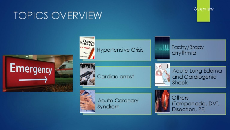 Cardiac Emergencies Overview Guide | PDF