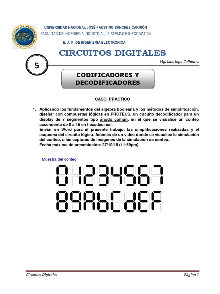 Codificadores y Decodificadores - Caso Practico | PDF