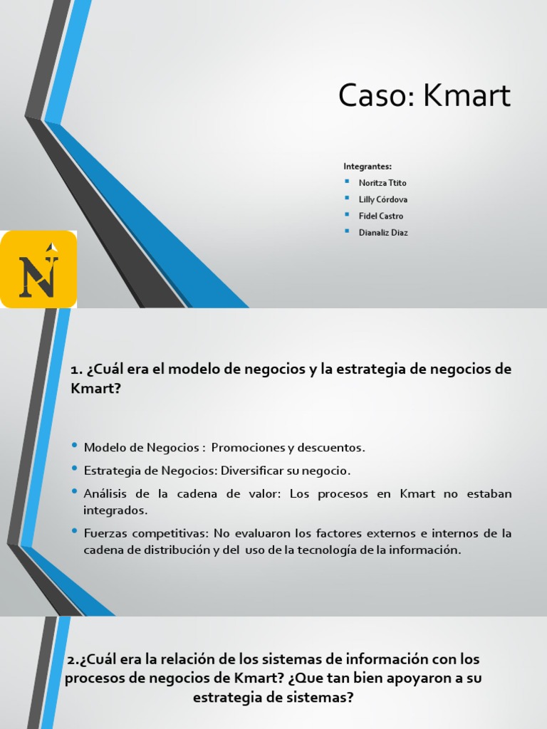 Estrategias y Problemas de Kmart en TI | PDF | Kmart | Cadena de valor