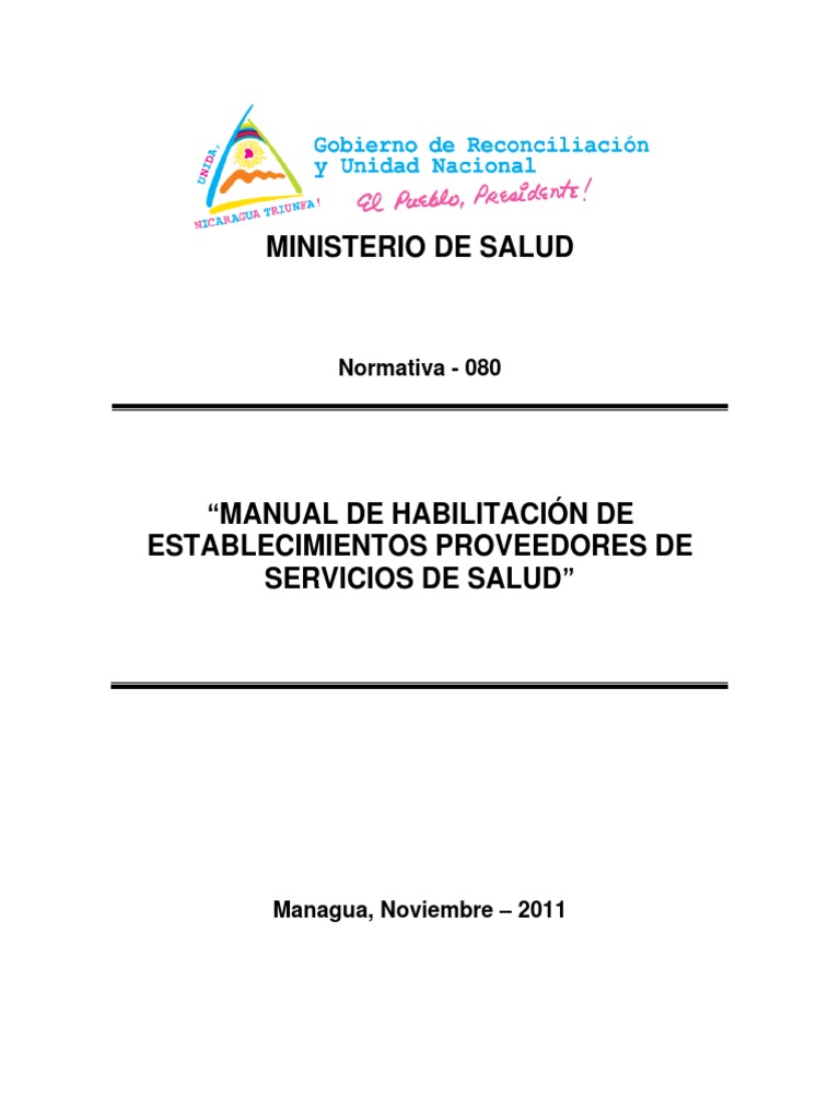Norma 080 | PDF | Hospital | Institución