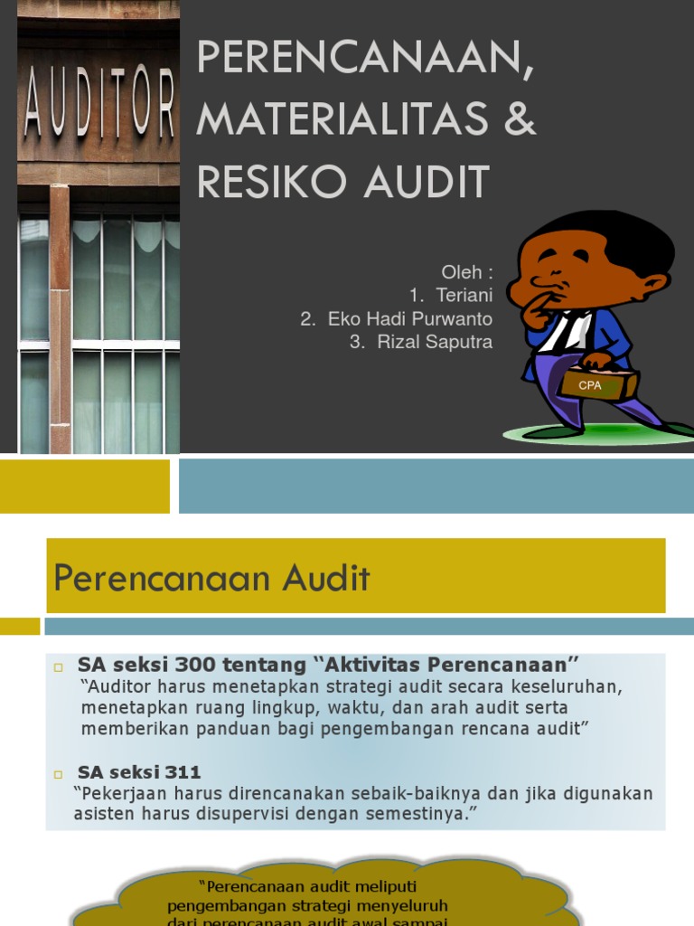 Materialitas Dan Risiko Audit Gab | PDF