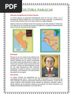 Mapa Conceptual de La Cultura Paracas | PDF