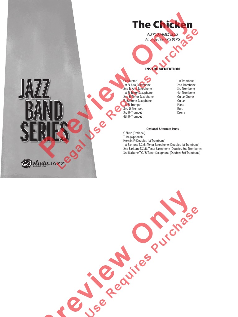 The Chicken | PDF | Saxophone | Trombone