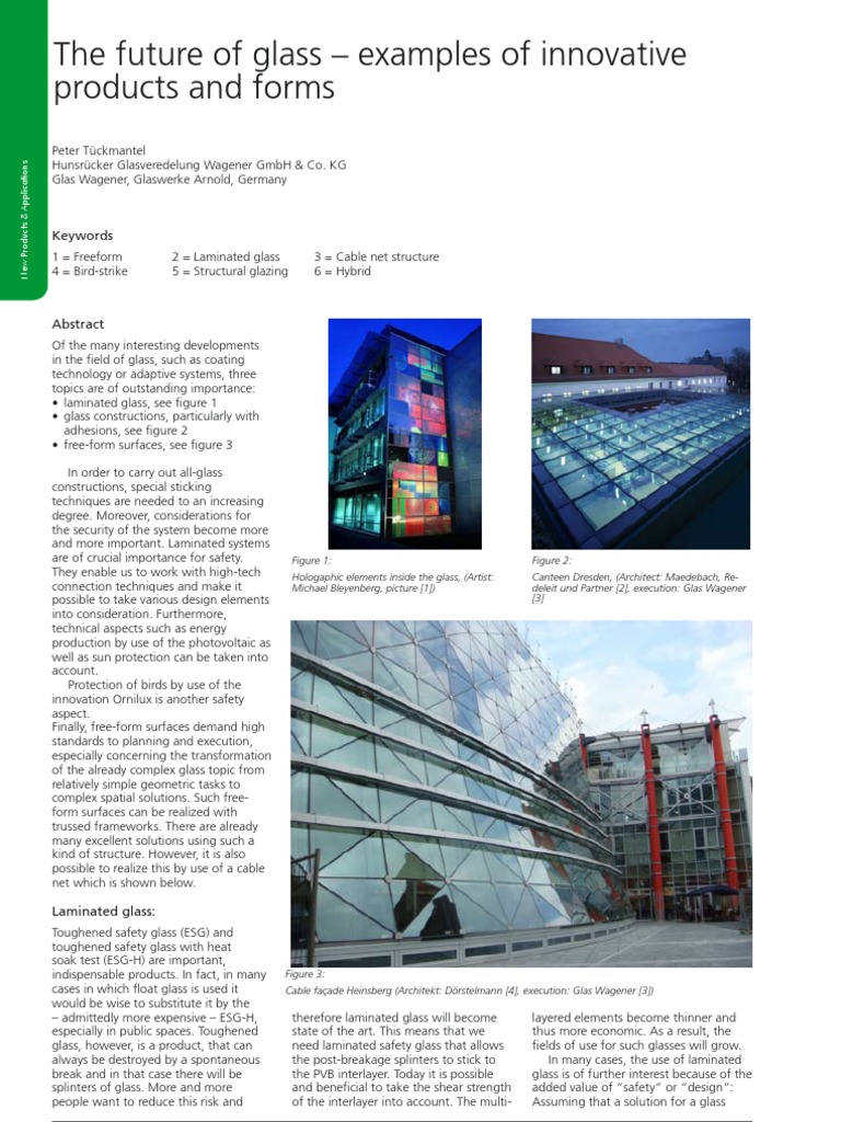 Future Glass | PDF | Glasses | Engineering