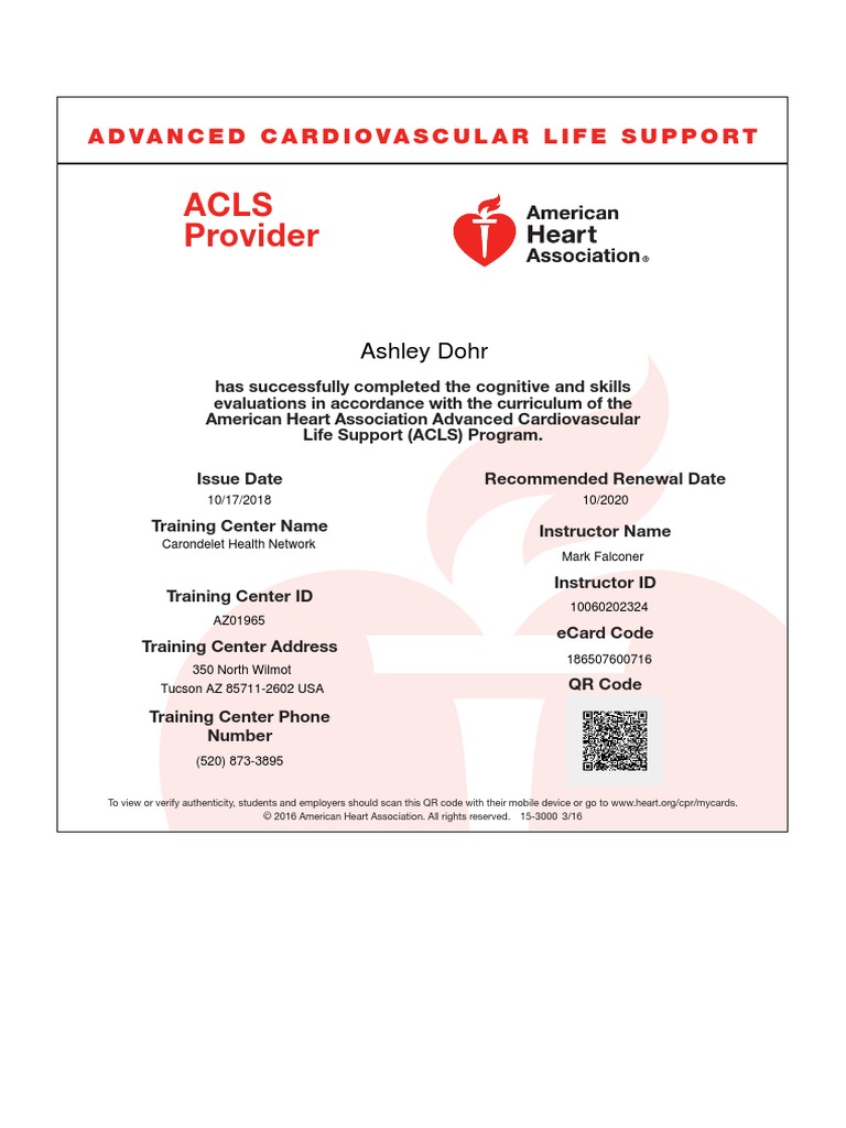 Acls 2018 | PDF