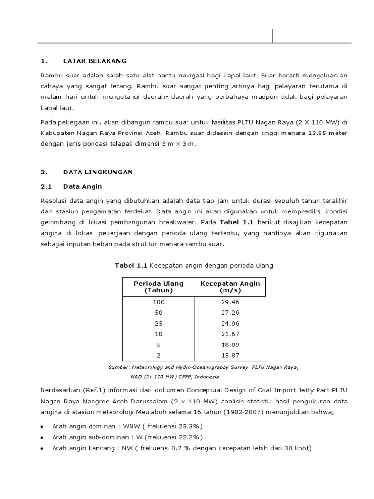 Arti dan Desain Rambu Suar PLTU Aceh | PDF | Metode & Bahan Ajar ...