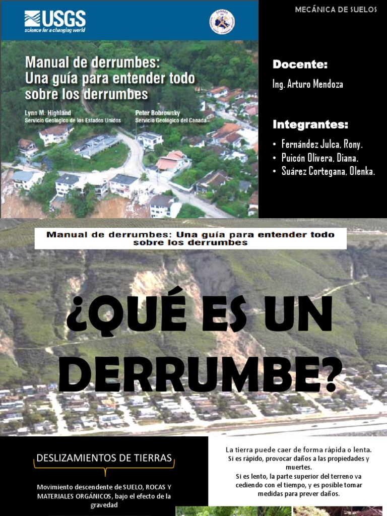 Que Es Un Derrumbe | PDF