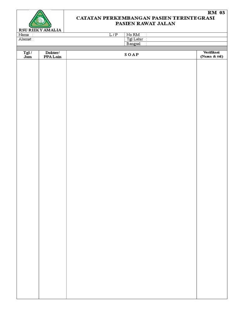 RM 3 CPPT Rawat Jalan | PDF