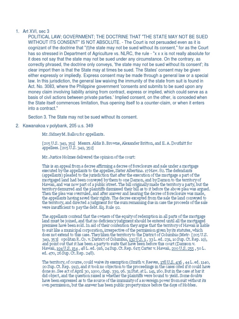 Consti Chapter 4 Part 1 | PDF | Writ Of Prohibition | Lawsuit