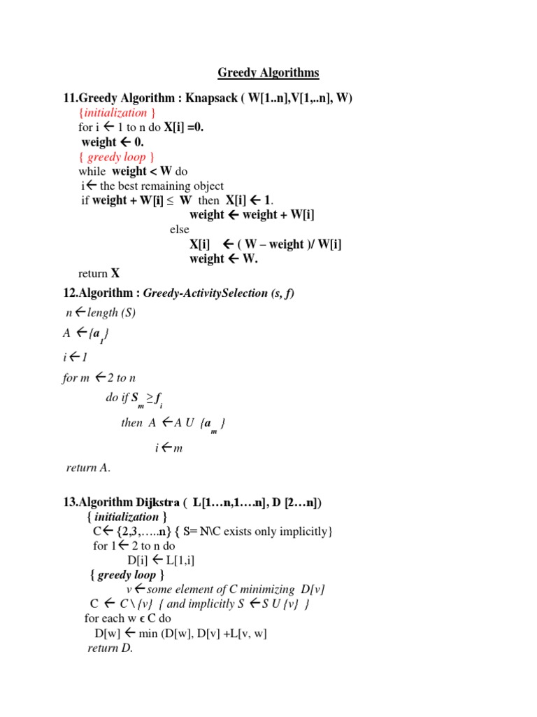 Greedy Algorithms | PDF Greedy Algorithms | PDF
