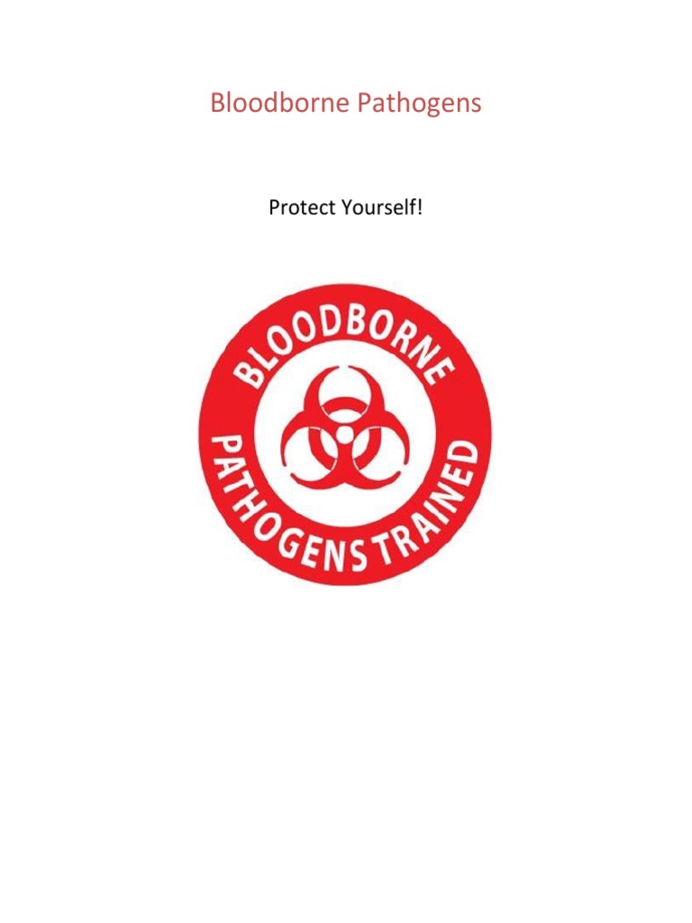 Bloodborne Pathogens | PDF | Hiv/Aids | Hepatitis B