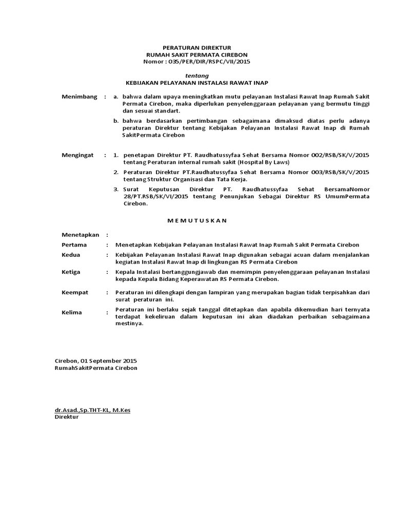 Alur Dan Kebijakan Bpjs | PDF