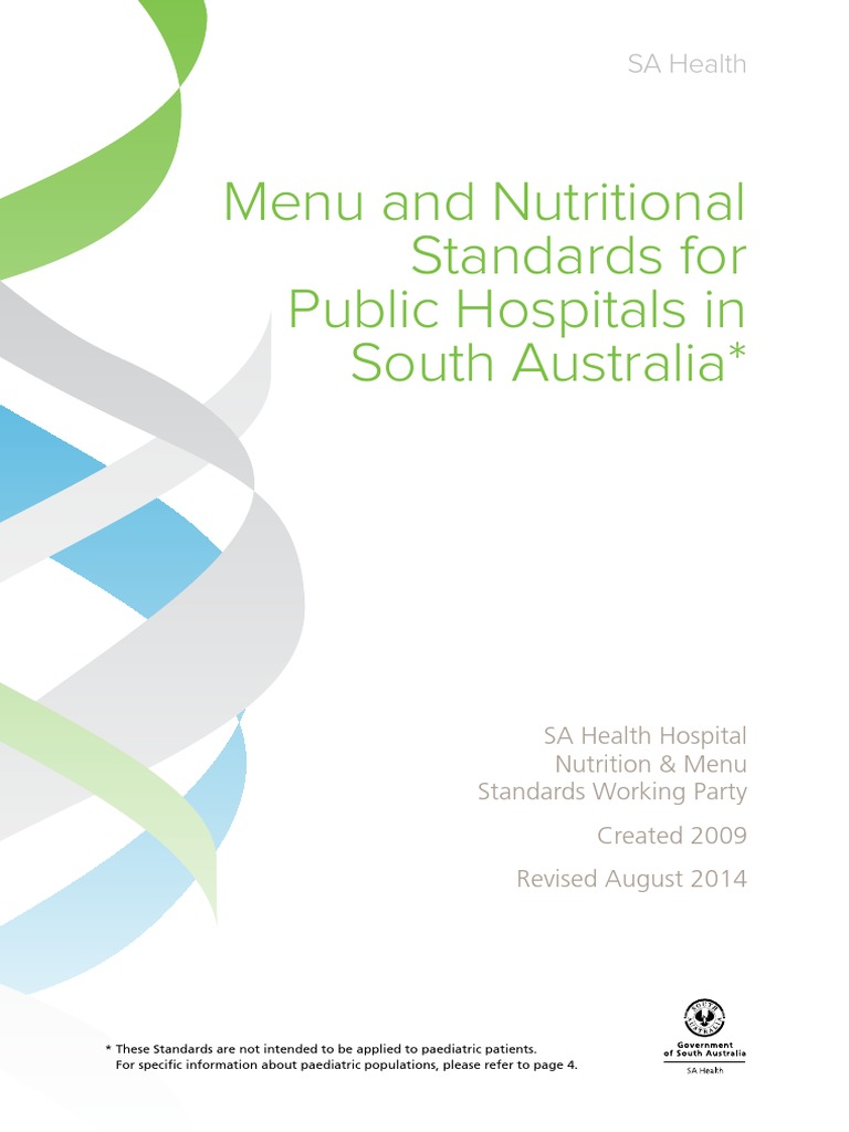 Menu Standard PDF | PDF | Dietitian | Nutrition