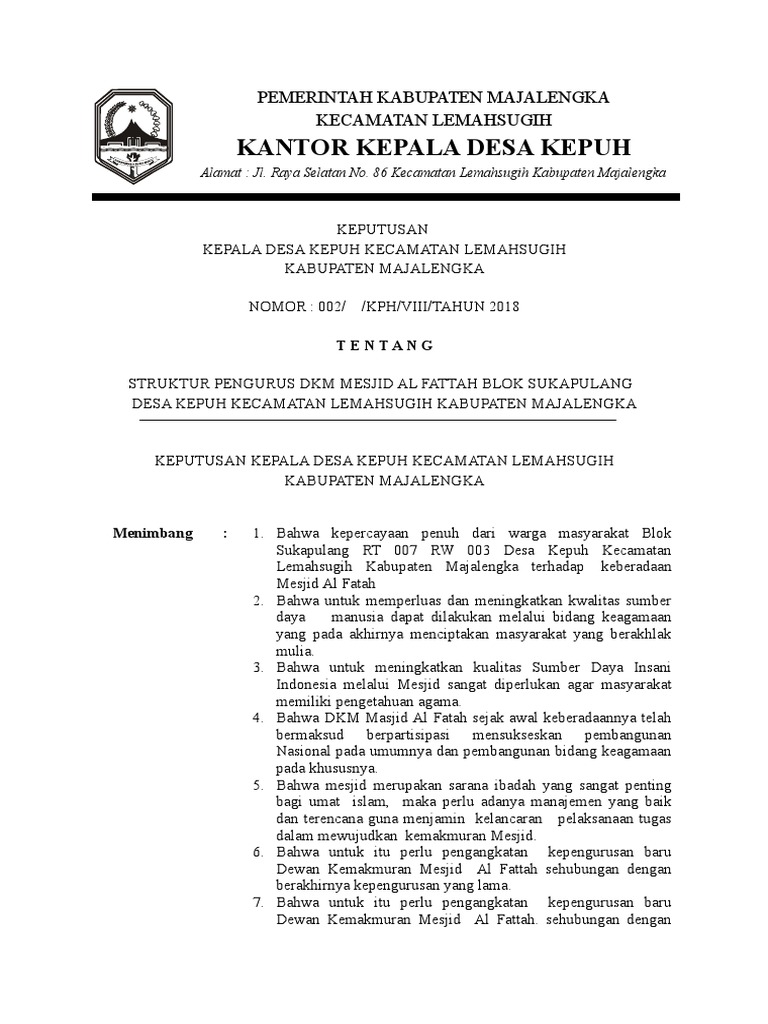 SK DKM | PDF