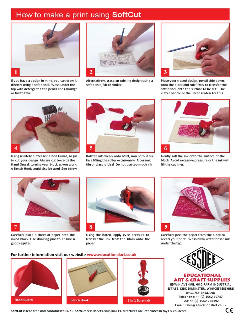 How To Make A Print Using Softcut: For Further Information Visit Our ...