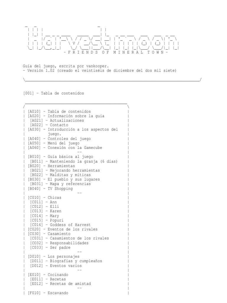 Guia Harvest | PDF | Nintendo | Té