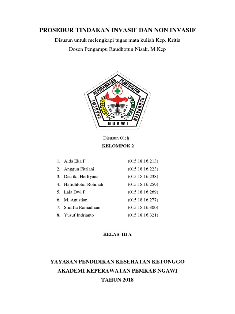 Prosedur Tindakan Invasif Dan Non Invasif | PDF