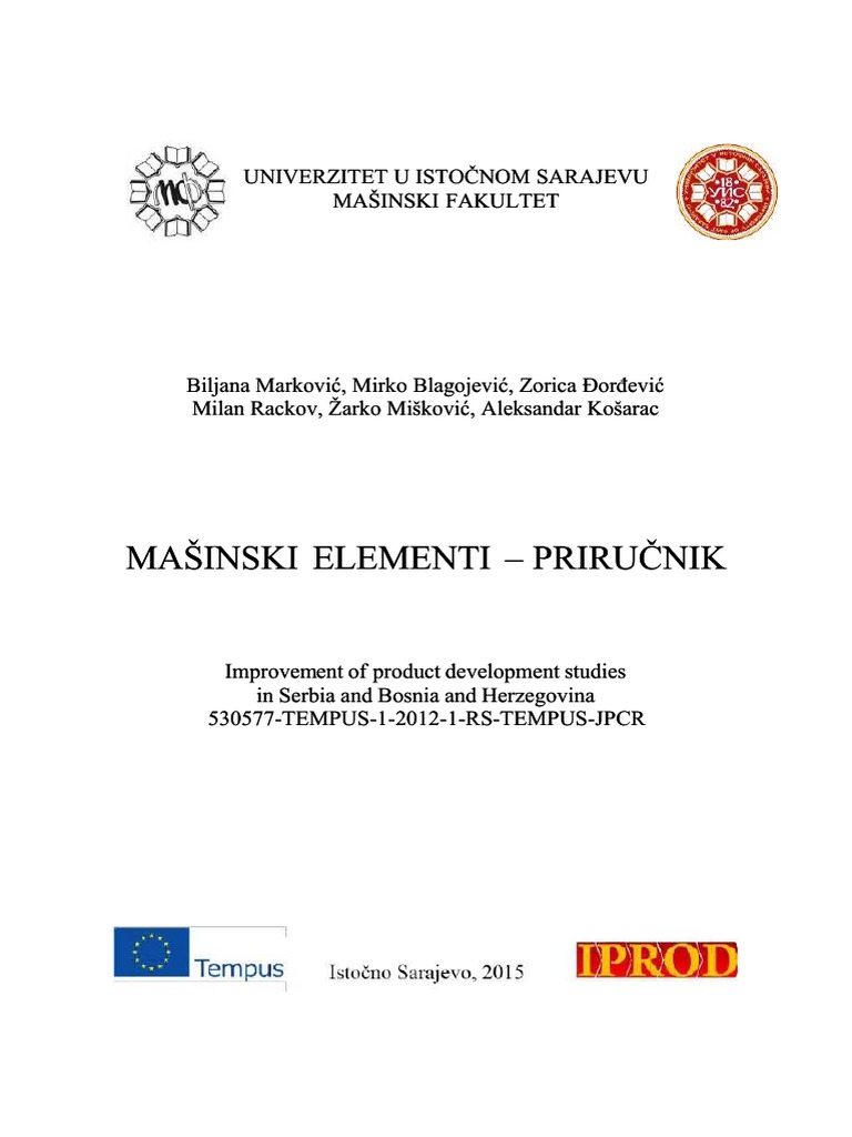 Masinski Elementi Prirucnik