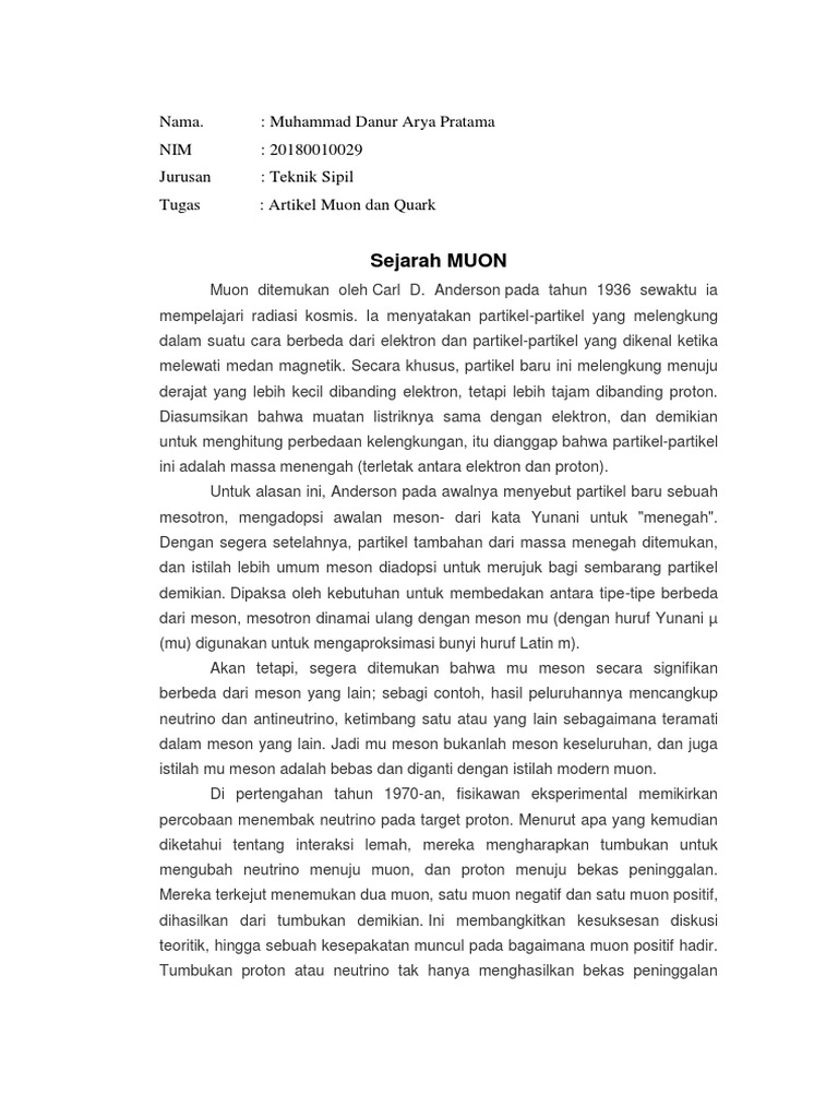 Quark Dan Muon | PDF
