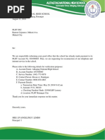 Letter Request For Form-137 Sample | PDF