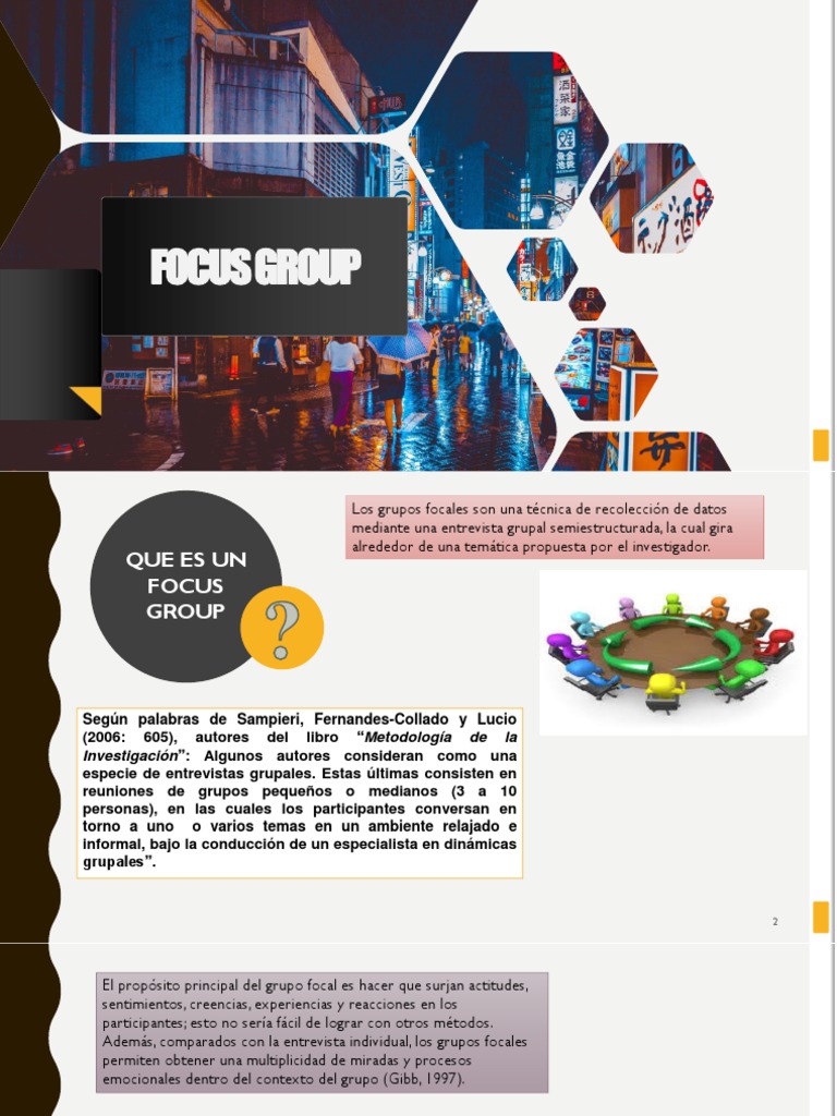 Focus Group | PDF | Grupo de enfoque | Cognición
