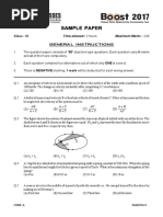 Aakash Scholarship Test Sample Papers - ANTHE Previous Year Question ...