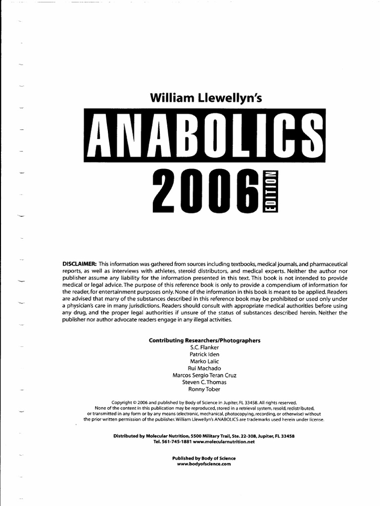 Anabolics 2006 Part1 PDF | PDF