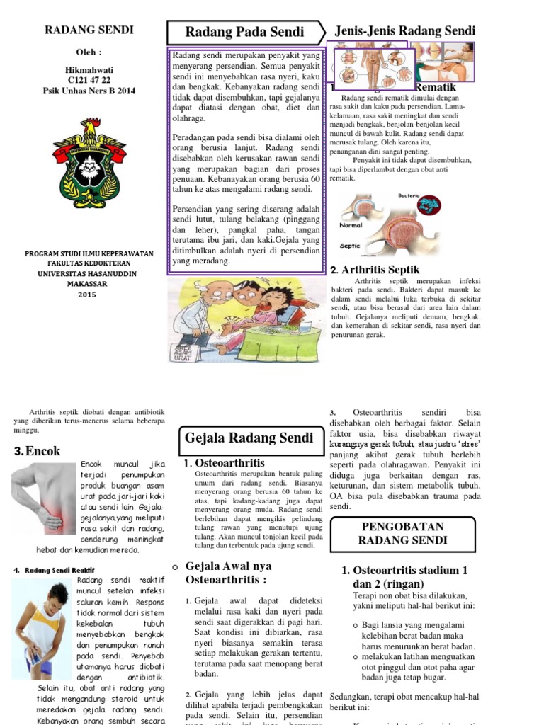Leaflet Radang Sendi | PDF