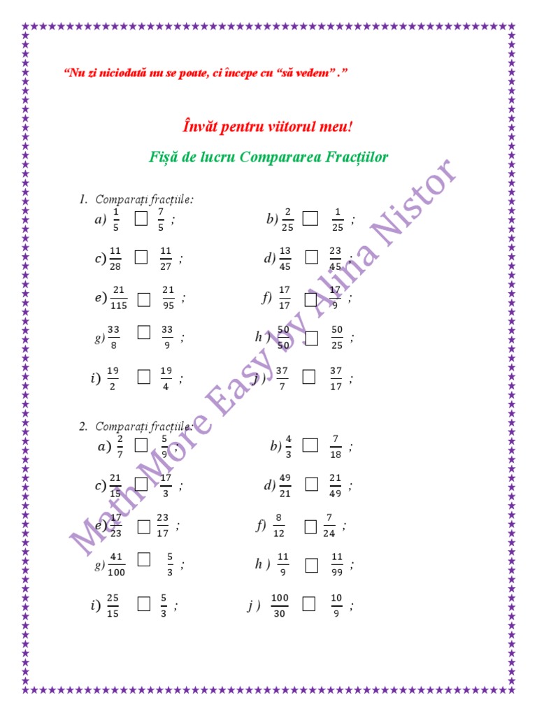 Fisa de Lucru Graficul Unei Functii | PDF