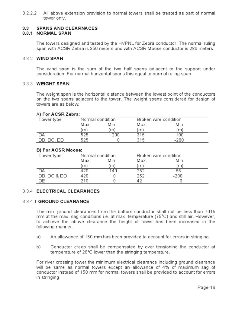 110 - Technical Specification 220kV Moose + Zebra WB - 10-A | PDF ...