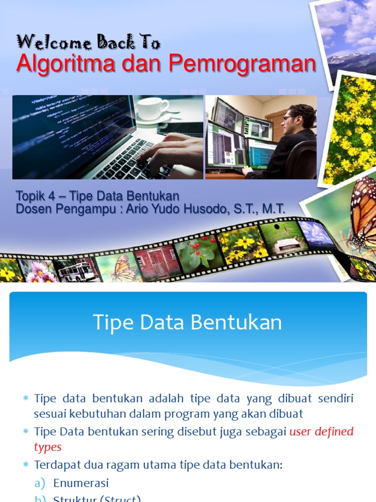 4 - Tipe Data Bentukan | PDF 4 - Tipe Data Bentukan | PDF