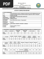 2025 Updated Activity Completion Report Template | PDF