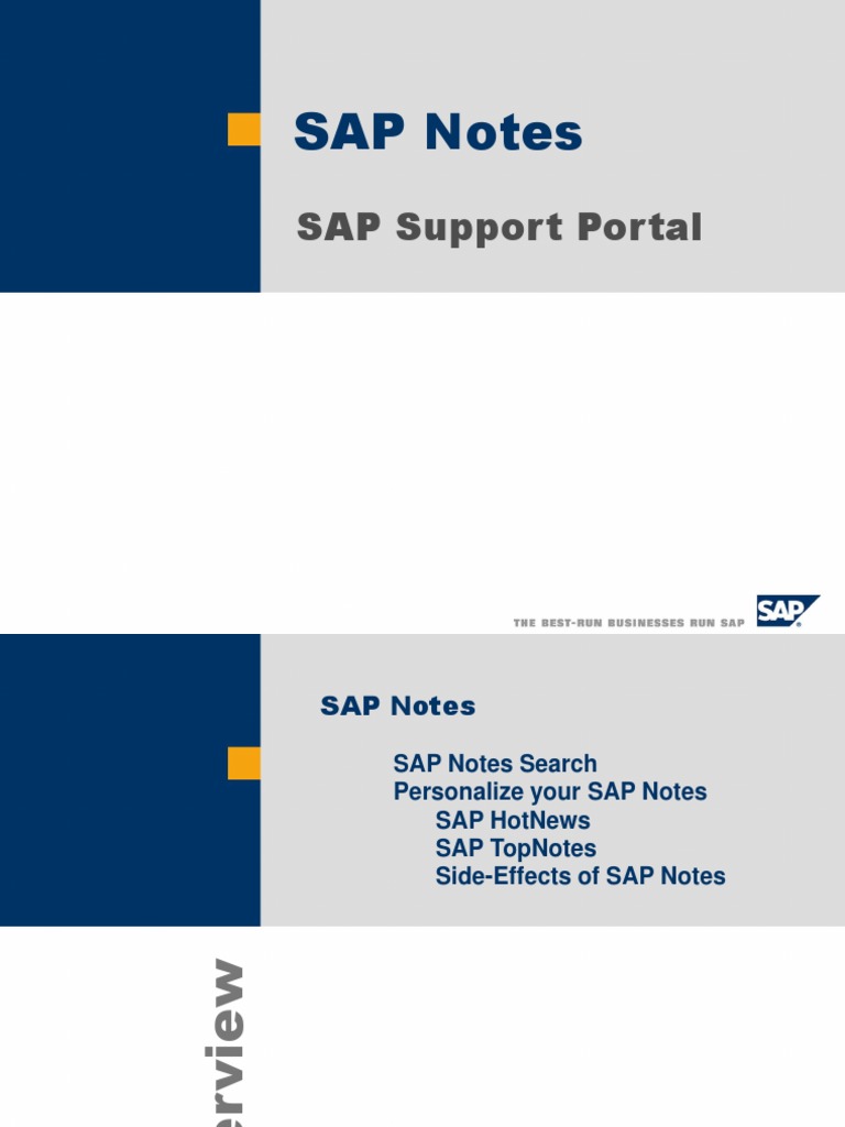 Sap Support Portal | PDF | Sap Se | Computing