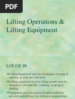 LSR - Safe Mechanical Lifting | PDF | Crane (Machine) | Forklift