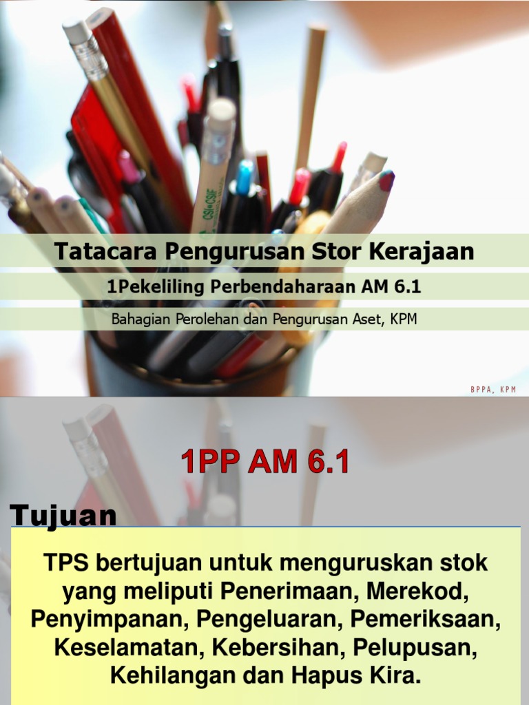 2-1PP - Pengurusan Stor KPM PDF | PDF