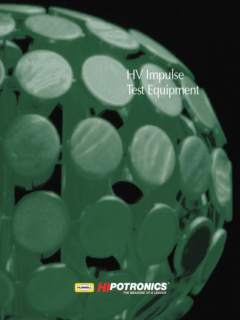 HV Impulse Test Equipment | PDF | Capacitor | Resistor