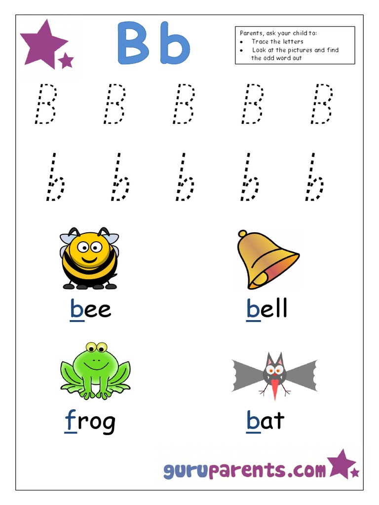 Prescholer Letter B | PDF