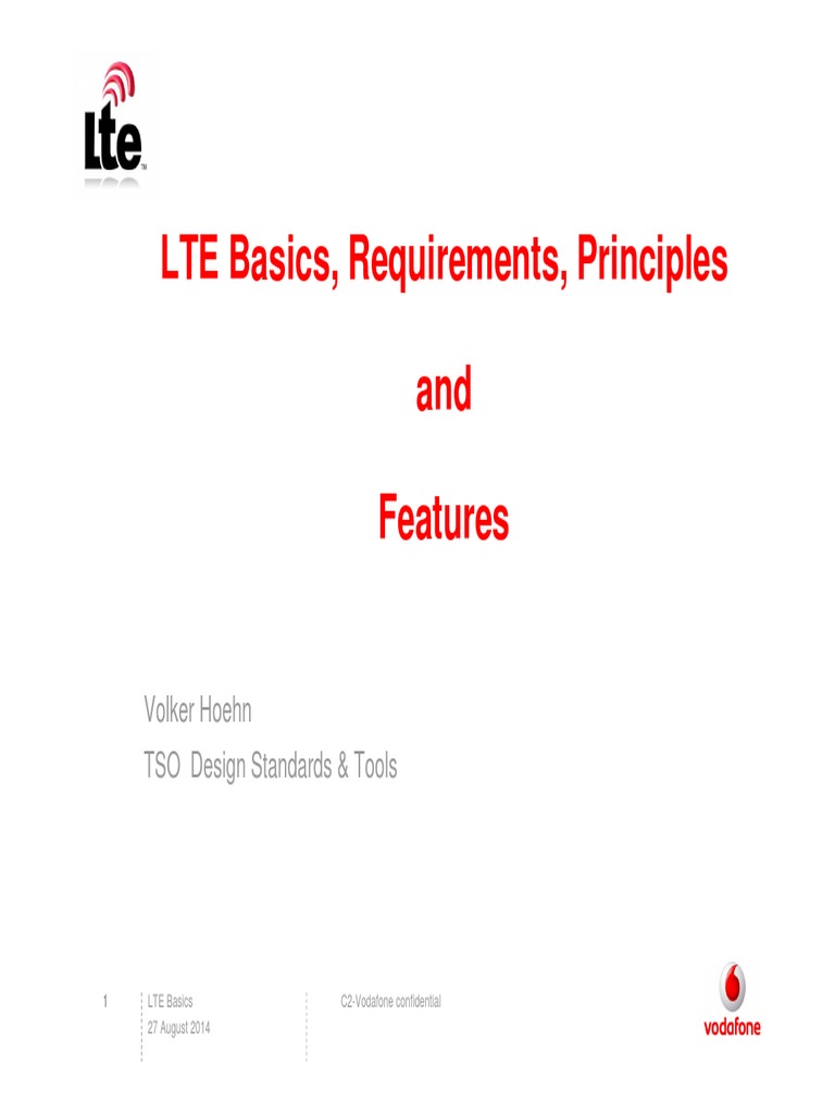 LTE Basics: Requirements and Features | PDF | I Pv6 | Lte ...