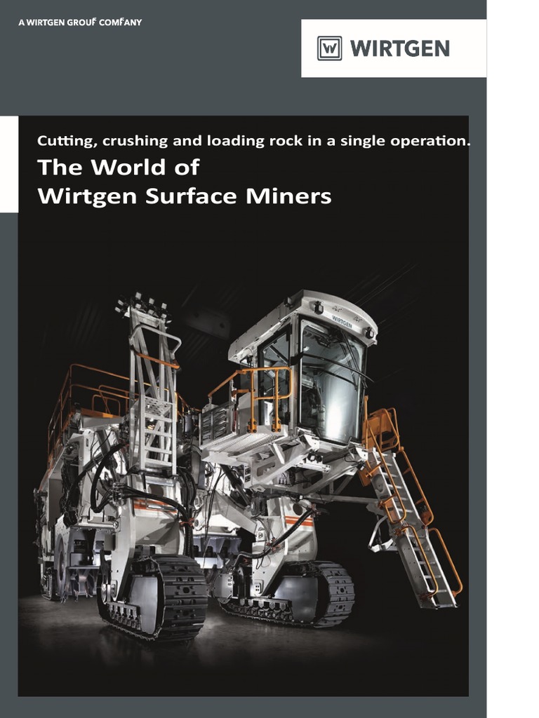 W Brochure Surface-Mining 0116 EN | PDF | Coal Mining | Mining
