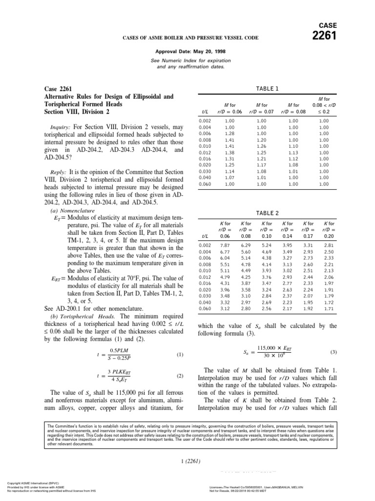 Asme BPVC Code Cases 2010 July MCM | PDF | Nature