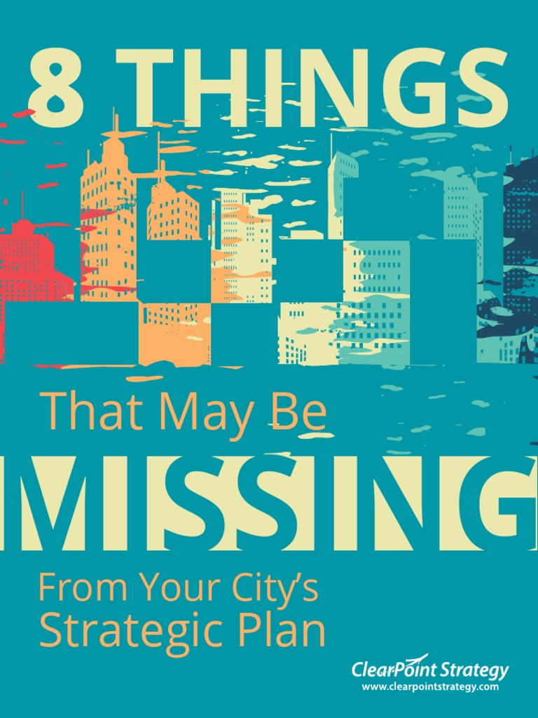 Eight Key Elements for an Effective City Strategic Plan | PDF ...