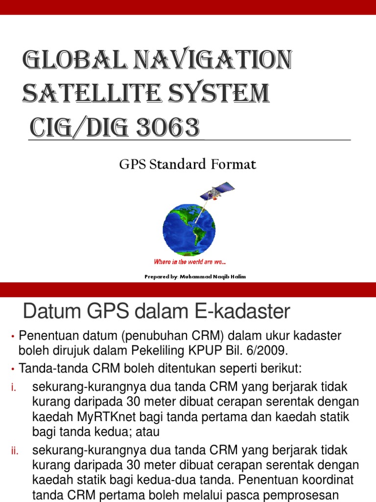 7.1GPS Standard Format | PDF