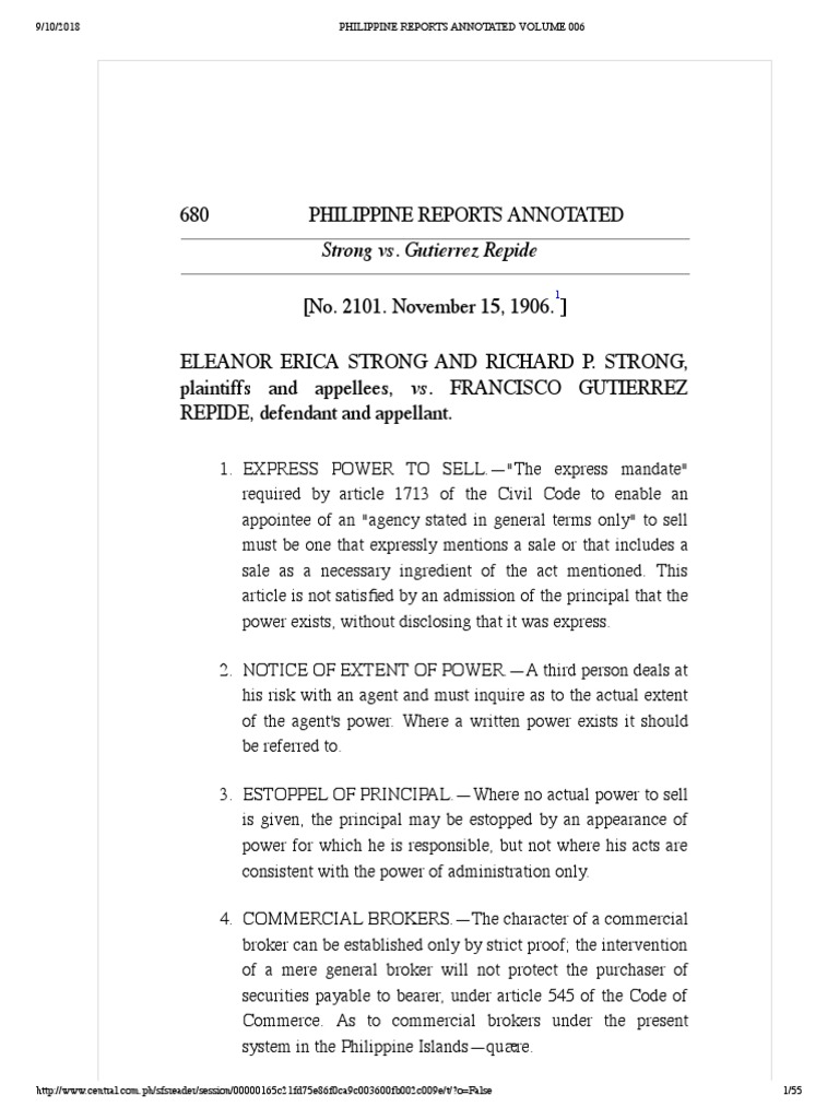 Strong vs. Gutierrez Repide | PDF | Board Of Directors | Corporations