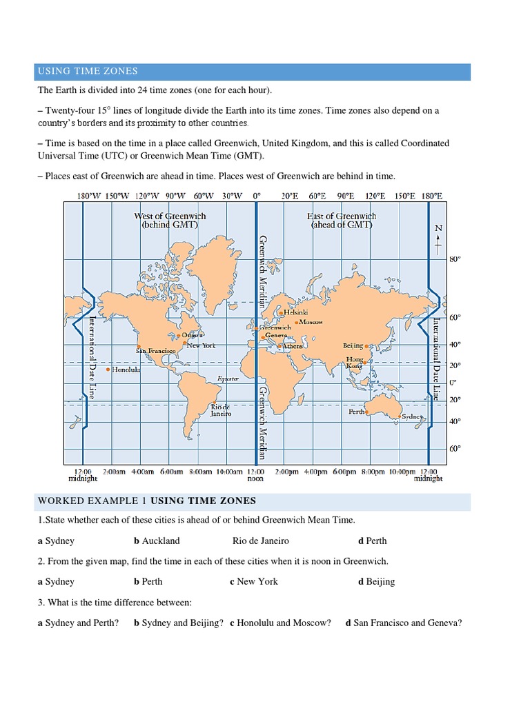 3 Using Time Zones | PDF