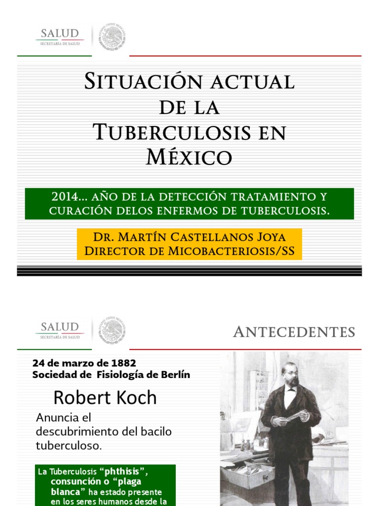 Situación actual de la Tuberculosis en México | Estadísticas medicas ...