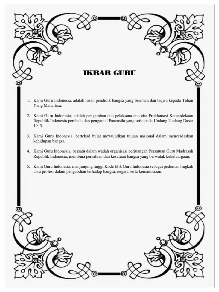 Ikrar Guru | PDF