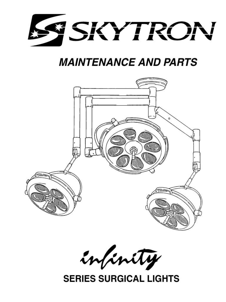Skytron Infinity Surgical Light - Service Manual | PDF | Nut (Hardware ...