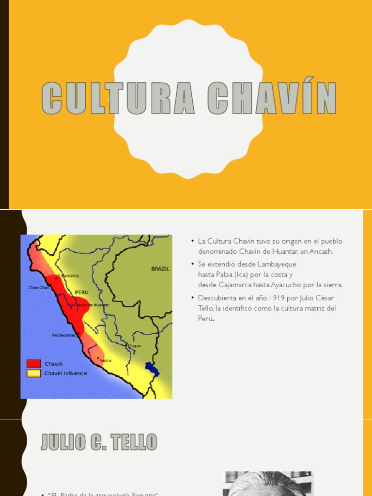 Cultura Chavín - Exposicion | PDF | Agricultura | Cultura (general)